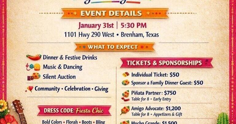 Gather ’N Grace to host Fiesta Chic fundraising gala | State | kten.com