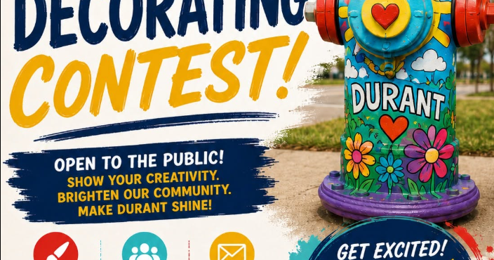 Durant city staff hosts fire hydrant design contest | News | kten.com