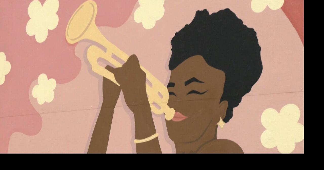 Mural dedicated to beloved Denison jazz trumpeter | Features | kten.com