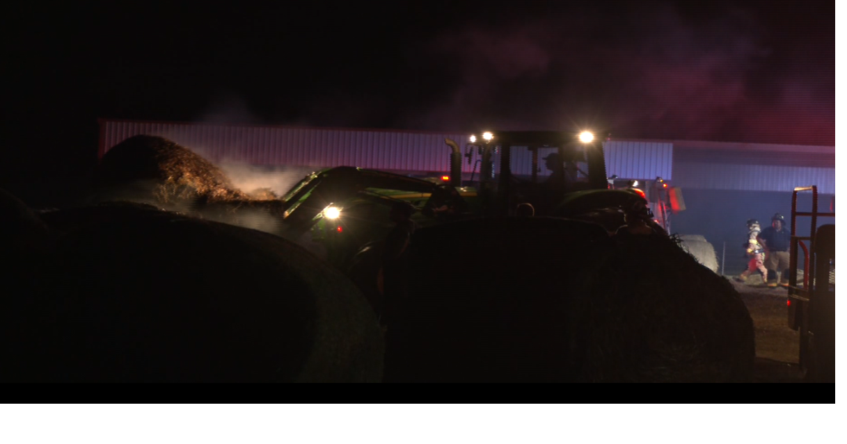 Fire torches hay bales in Grayson County | News | kten.com