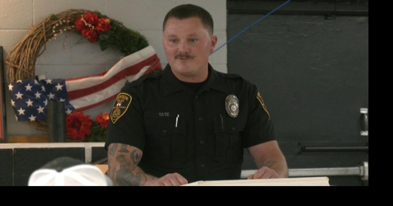 Denison police officer honored as Texoma Hero | News | kten.com