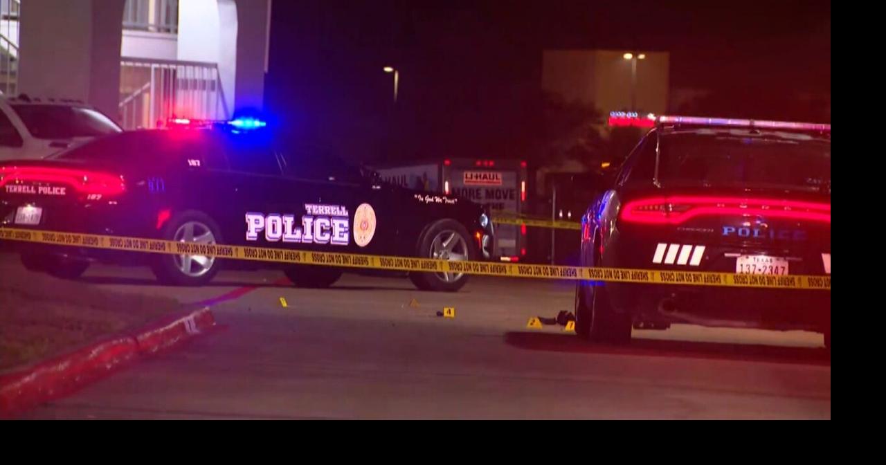 Terrell police officer fatally shot during traffic stop, suspect in ...