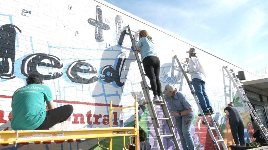 Austin College students help with Grand Central Station makeover ...