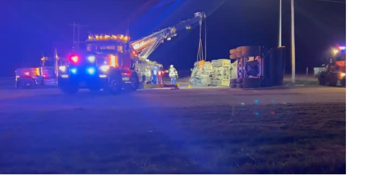 Rollover accident on highway sends driver to hospital | News | kten.com