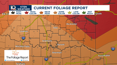 Seeing near peak foliage in Texoma | Weather News | kten.com