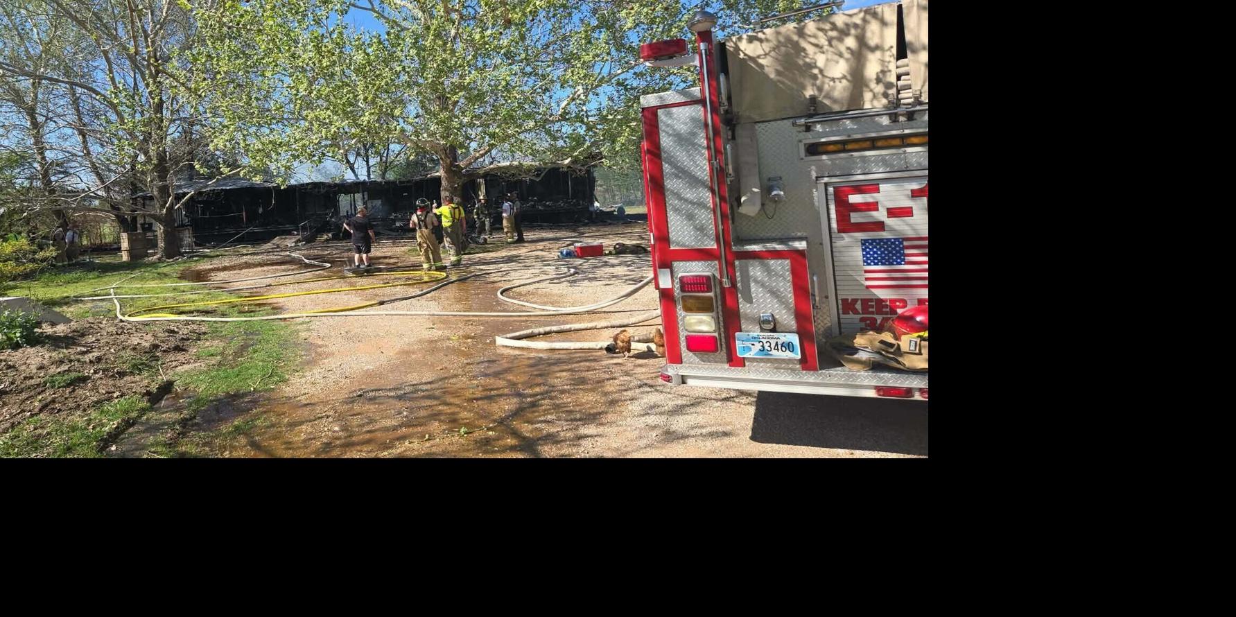 House fire injures two in Ravia | Oklahoma Headlines | kten.com