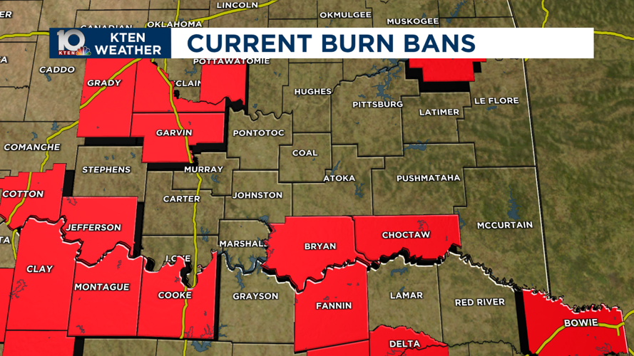 Burn ban list is growing | Weather News | kten.com