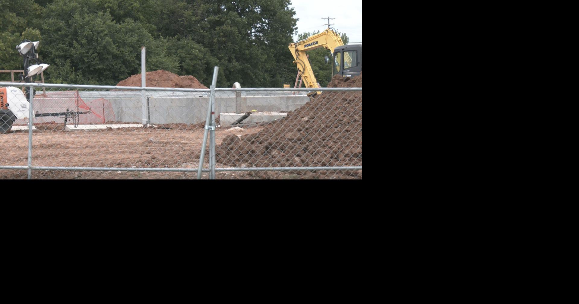 Ardmore's wastewater plant construction progressing | News | kten.com