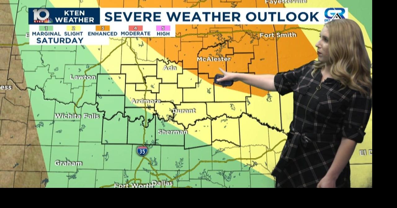 Severe weather risk picks up again over the weekend | Weather | kten.com