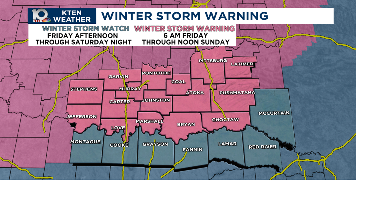 Winter storm update: Here's what to expect | Weather News | kten.com