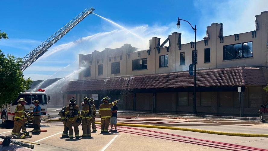 Fire envelops block of downtown Ada | | kten.com