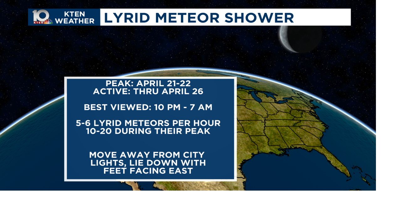 April Lyrid meteor shower | Weather | kten.com