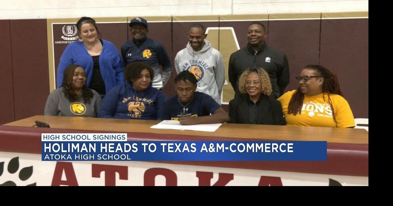 Atoka's Adonis Holiman signs to continue hoops career | Basketball ...
