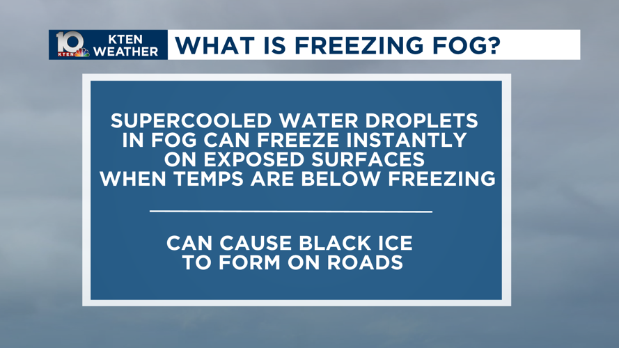 Freezing fog will cause more slick spots into Wednesday | Weather News ...