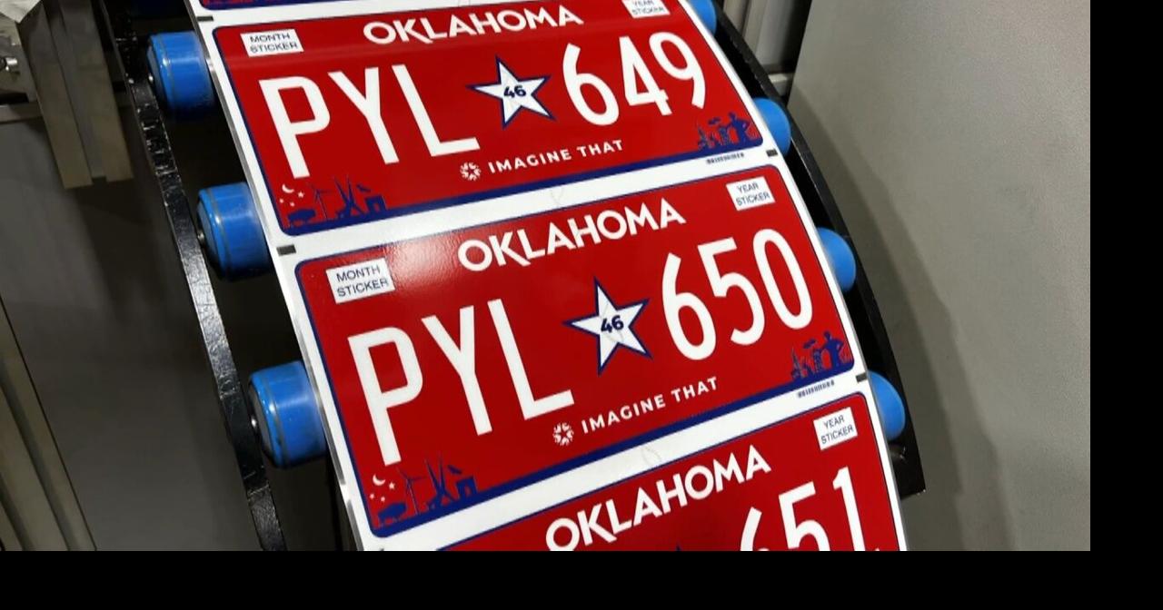A new look for Oklahoma license plates | News | kten.com