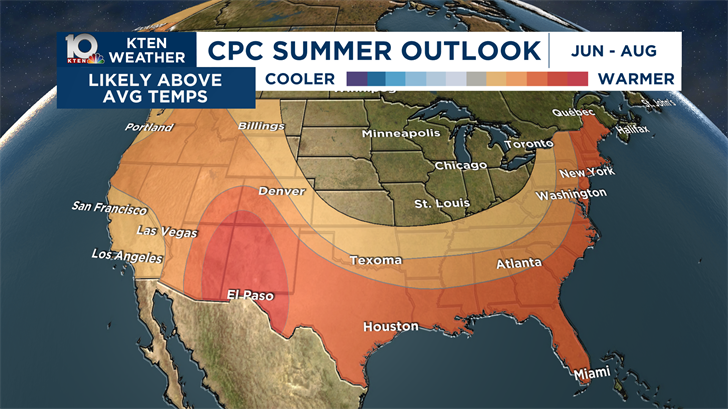 NOAA updates 2023 summer outlook | Weather News | kten.com