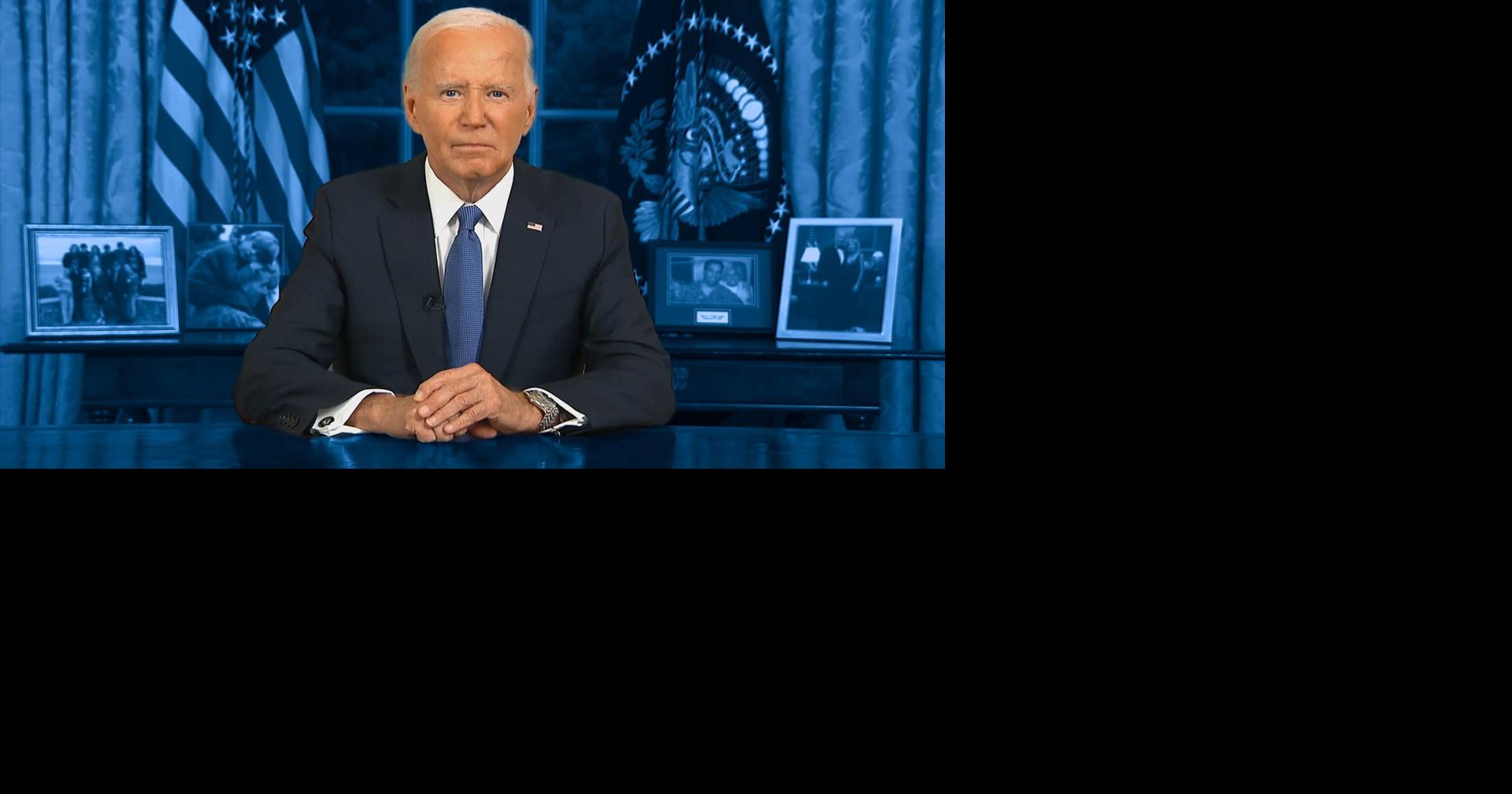 WATCH: President Biden addresses the nation on exit from campaign ...