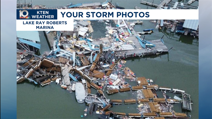 Lake Ray Roberts hit by EF-1 tornado | Weather News | kten.com