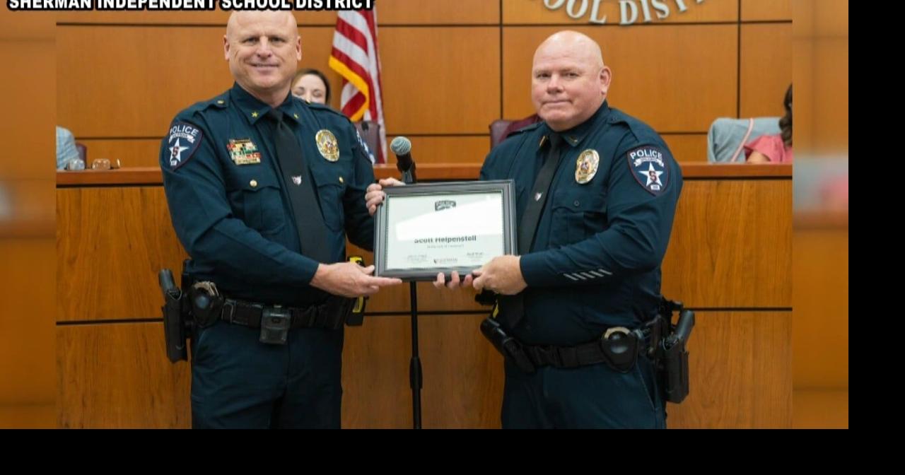 Sherman ISD Police Department swears in officers | News | kten.com