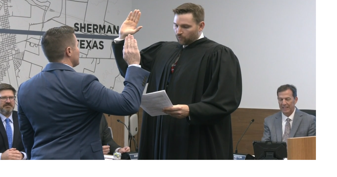 New mayor sworn in to represent Sherman | News | kten.com