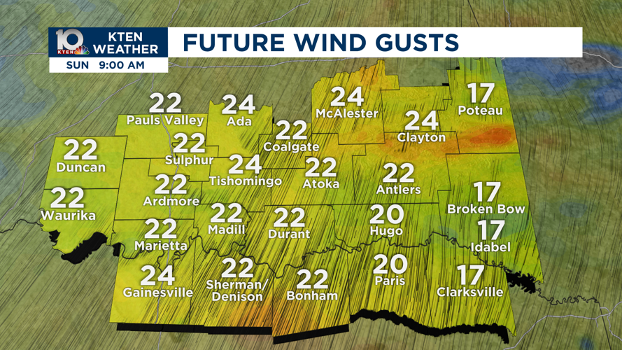 Wind Chill and wind gusts | | kten.com