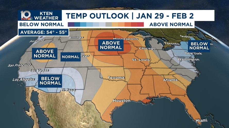 January 2025 temperatures could be top coolest max average | Weather ...