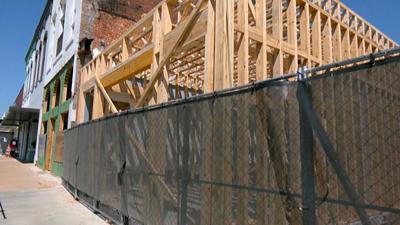 Denison visitors center rises from ashes of downtown fire | News | kten.com