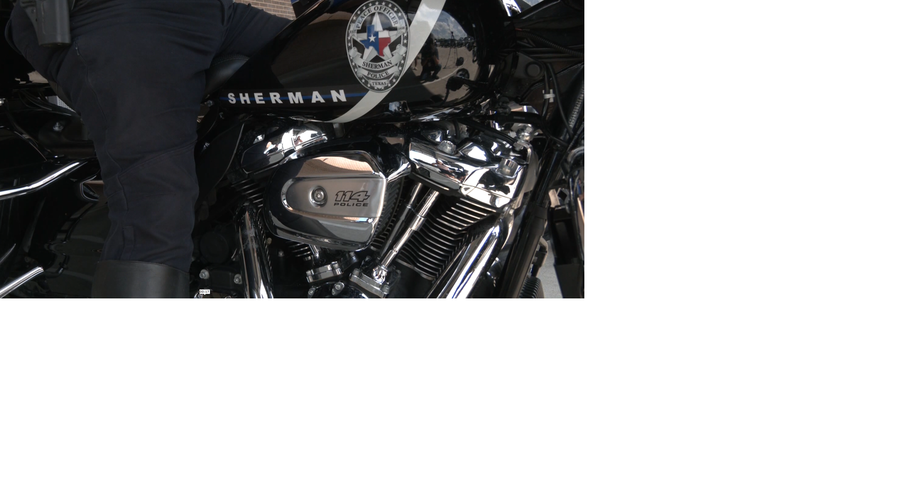 Sherman PD's Motorcycle Unit riding the thin blue line | News | kten.com