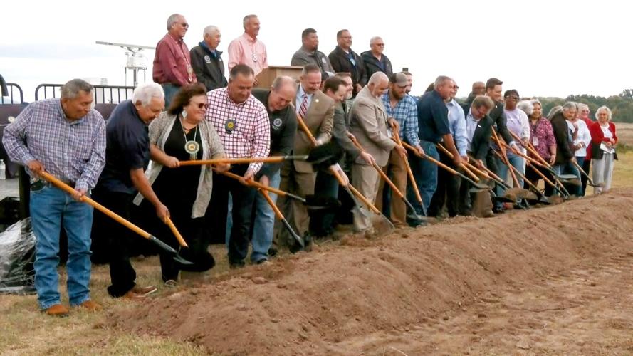 Groundbreaking for Choctaw drone research facility | | kten.com