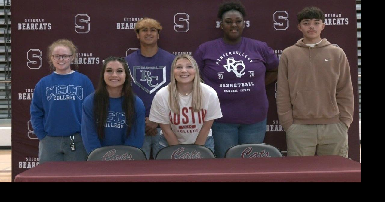 Sherman sends six athletes to collegiate level | Sports | kten.com