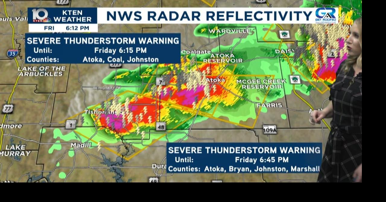Severe weather is ongoing in Texoma and our Tornado Watch goes until 9 ...