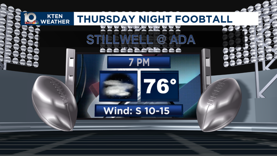Week 8 football forecast | Weather | kten.com