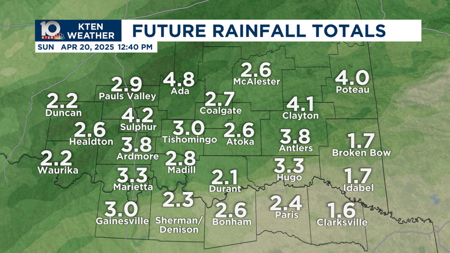 Mid April drought update | Weather | kten.com