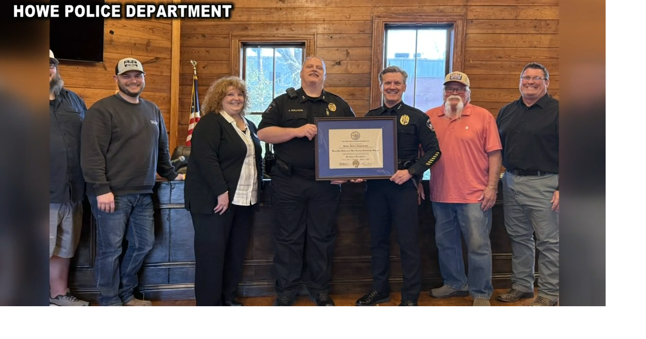 Howe Police Department awarded for accreditation | Texas Headline ...