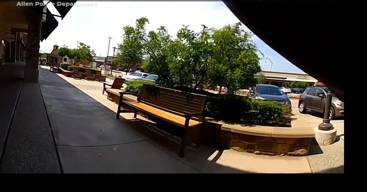Police release video of officer killing neo-Nazi gunman at Allen mall ...