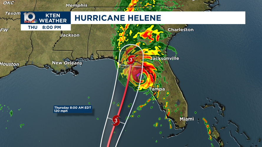 Hurricane Helene set to make landfall as major hurricane | Weather ...