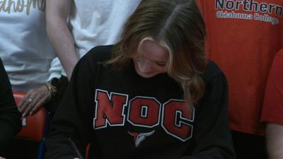 Durant wrestler Addison Polk makes school history with signing | Sports ...
