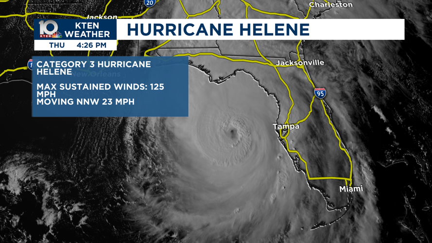Hurricane Helene set to make landfall as major hurricane | Weather ...