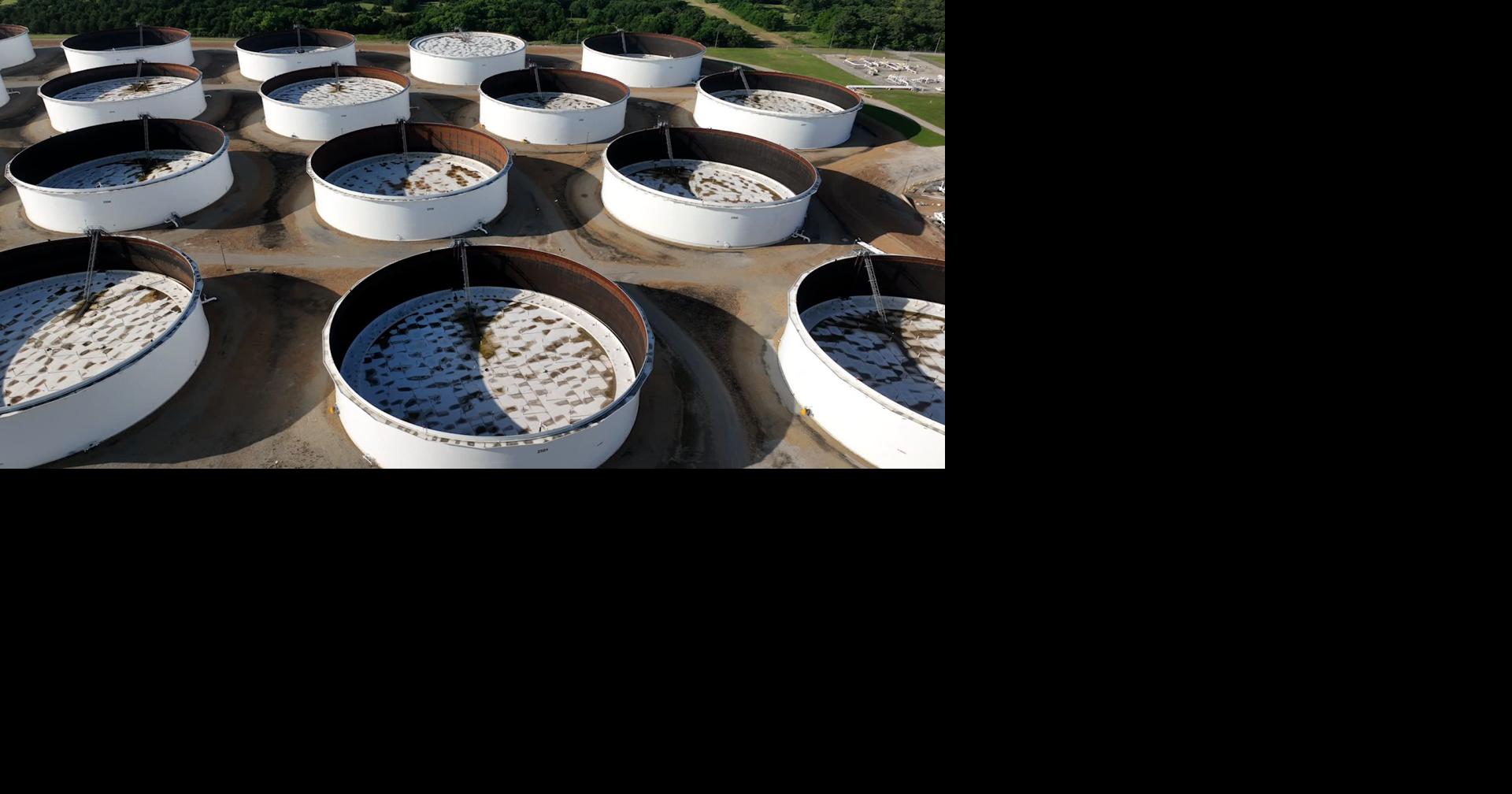 The tanks in Cushing, Oklahoma, are hitting bottom. The oil market is ...
