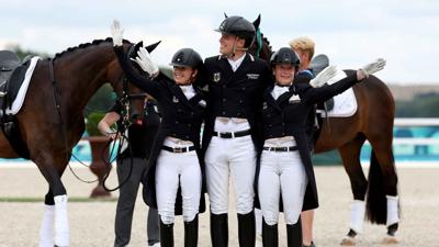 Germany wins gold at Paris Olympics, cements status as team dressage ...