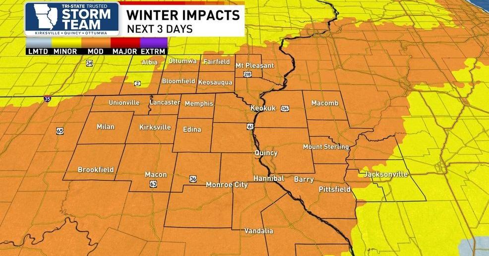 Impactful winter storm to move through region on Wednesday | Local News ...