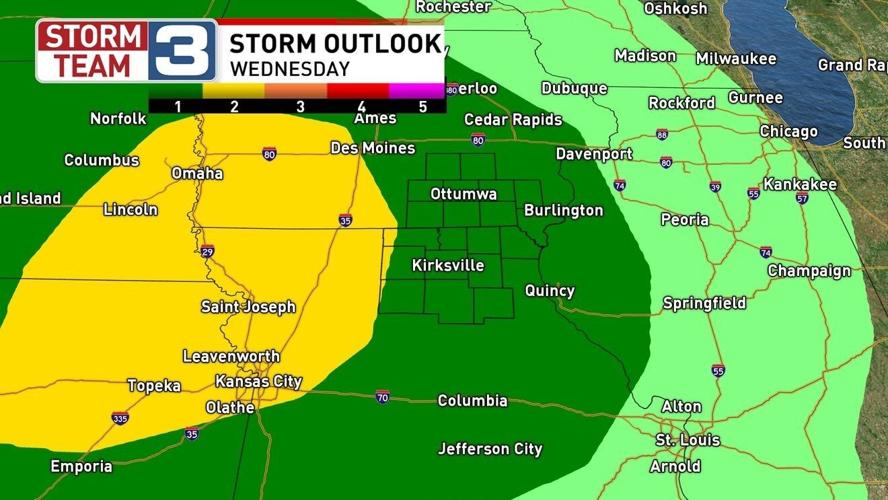 An update on the severe weather potential Wednesday and Thursday ...