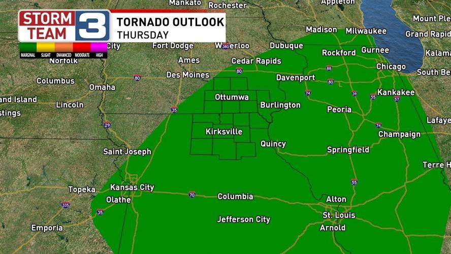 An update on the severe weather potential Wednesday and Thursday ...