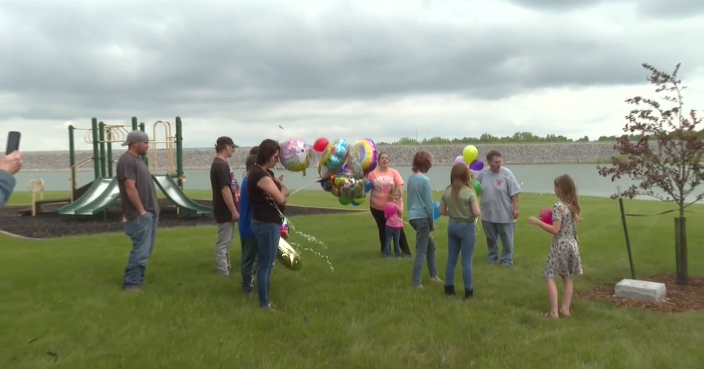 Community honors young Journey Marberry with memorial at Lake Rathbun ...