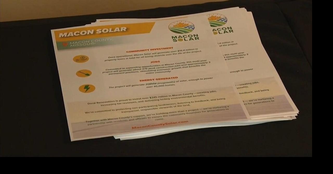 Doral Renewables looks for input on coming Macon Solar project | Local ...