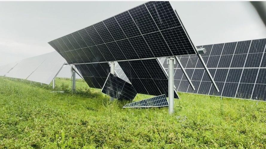 Strong storms batter solar panels in Adair County | Local News | ktvo.com