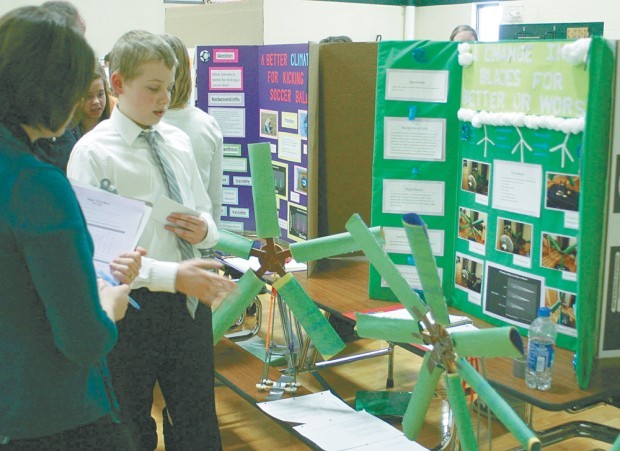Students present projects at annual science fair