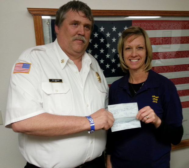 Bangor Lions give big to fire department
