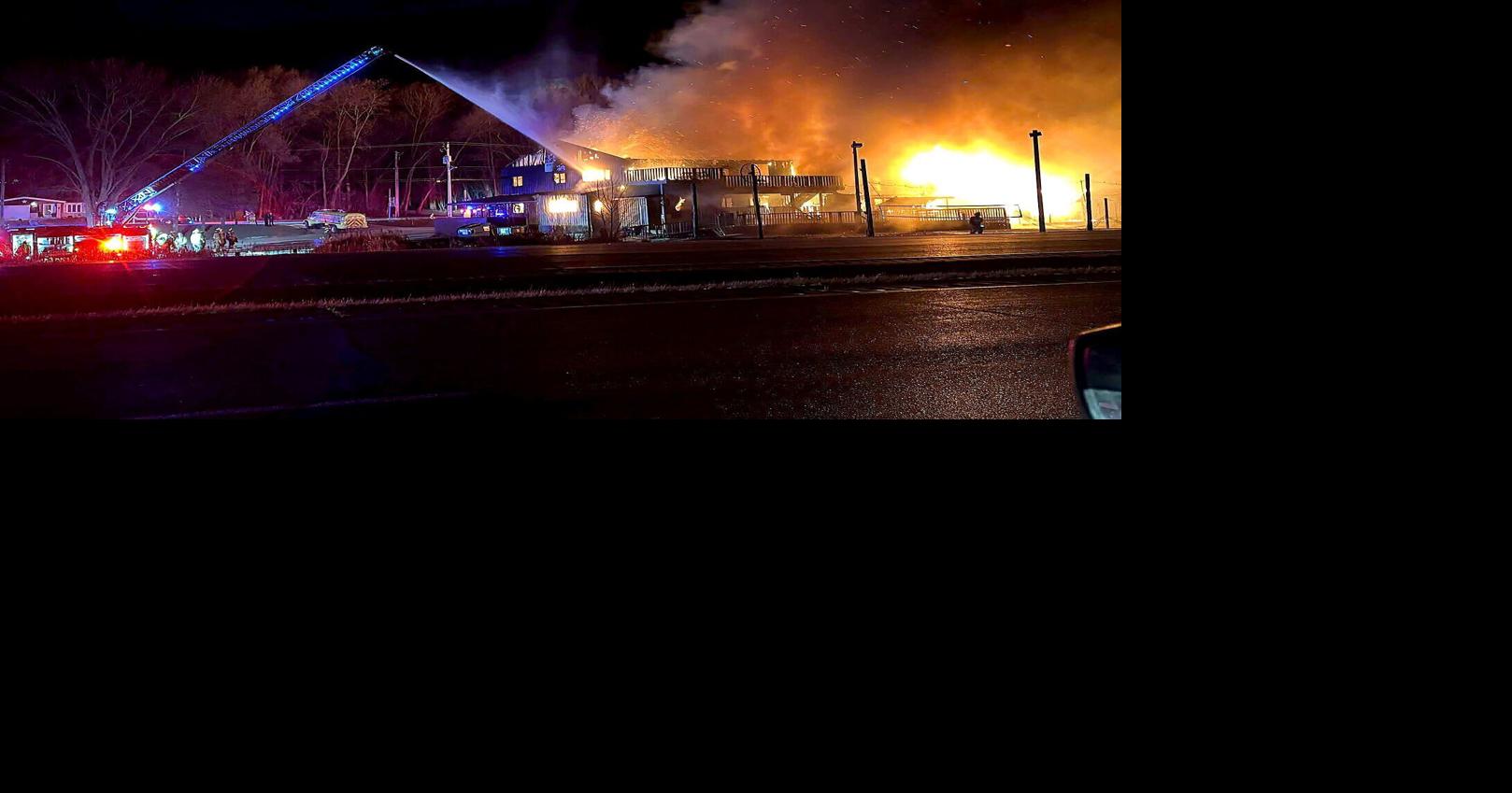 Firefighters battle fire at Winona's Black Horse Bar & Grill