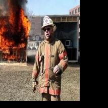 BURNING AWARENESS: Daniel Gengler of the National Fire Sprinkler ...